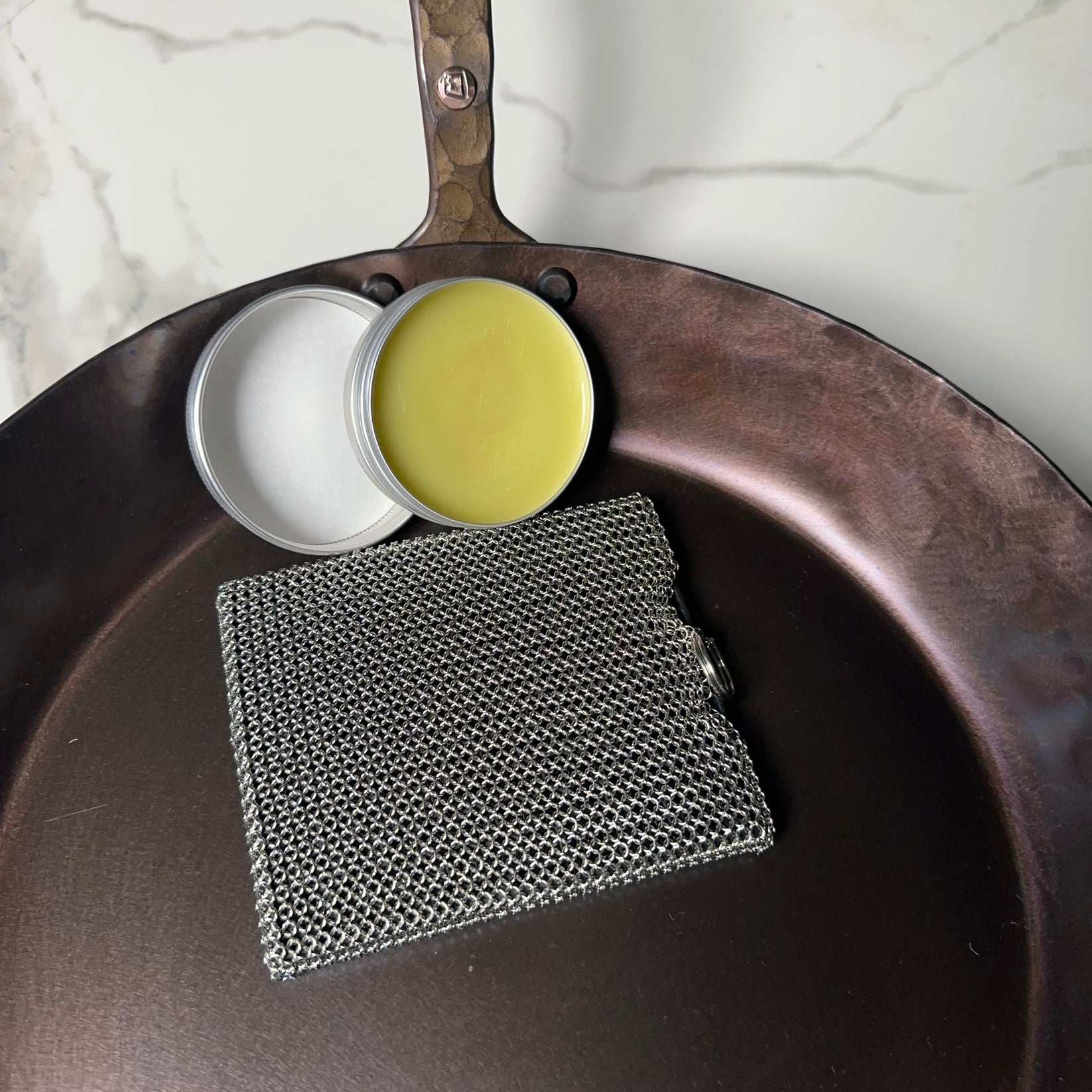 Chainmail Scrubber – Copper State Forge